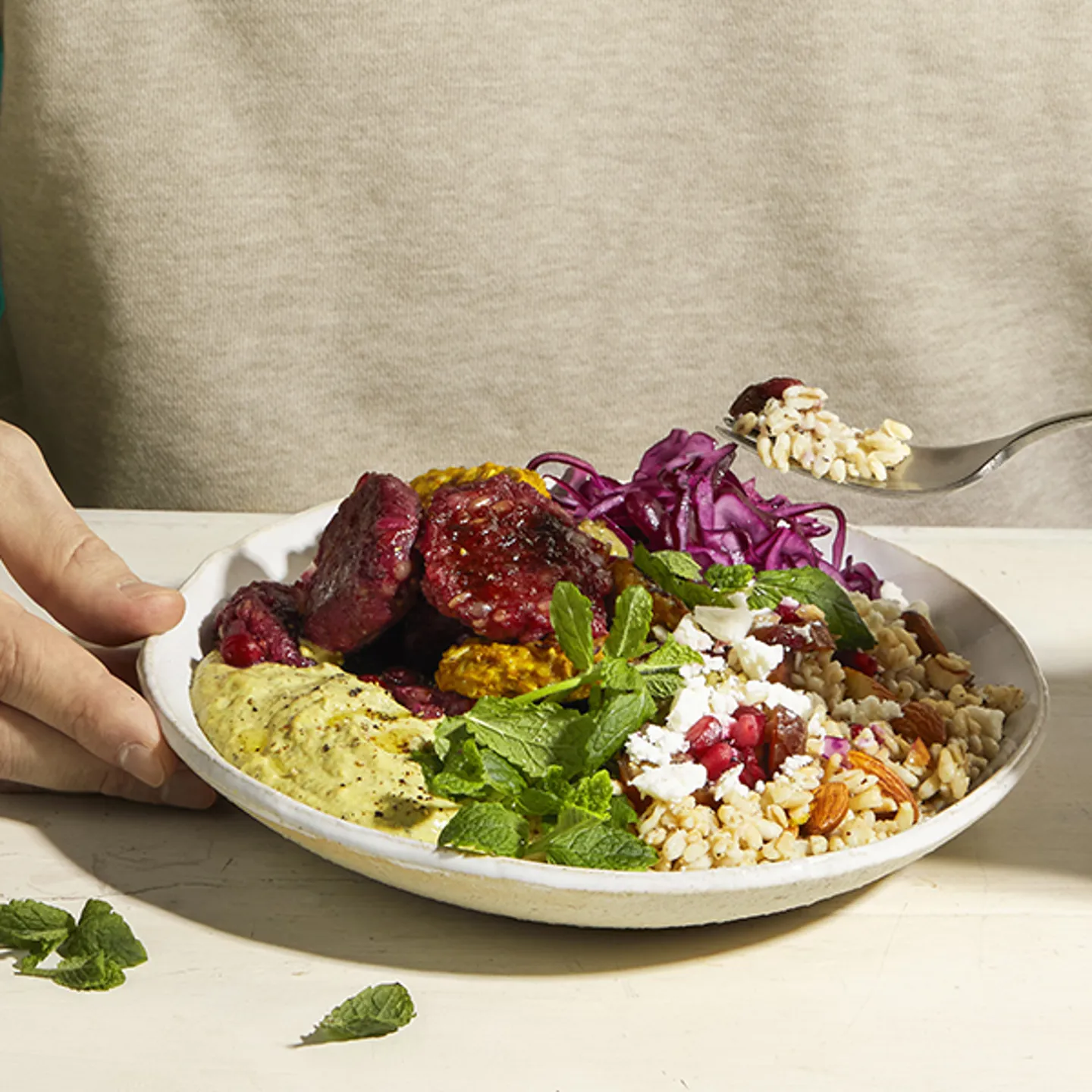 Moroccan oat rice bowl - Fazer Willja